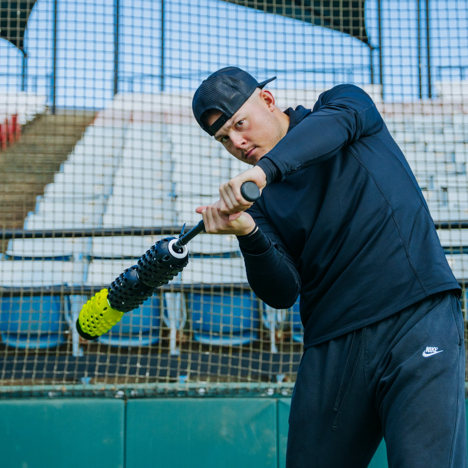 AERO-BAT Baseball/Softball Swing Speed Trainer and On-Deck Warm Up Dev ...